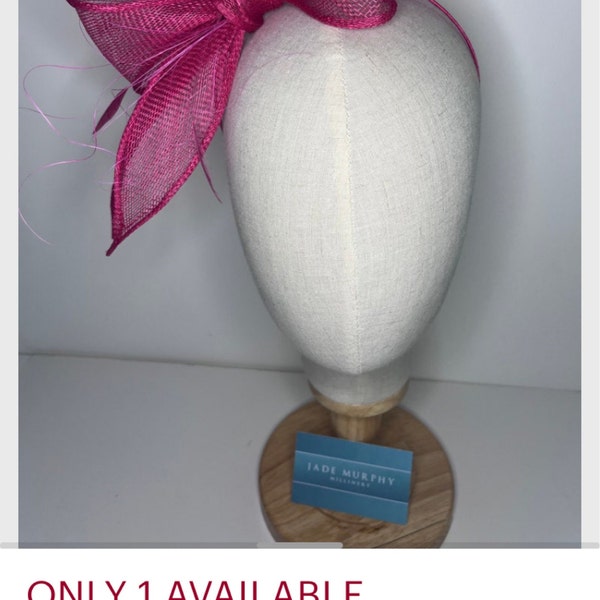 Fuchsia Bow Fascinator, Wedding Guest, Wedding, Races, Ascot, Bow, Race ...