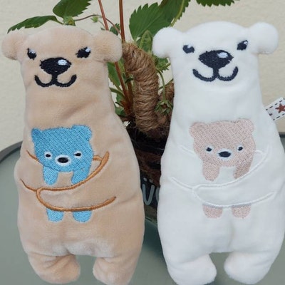Teddy Bear Stuffie ITH Embroidery , Machine Pattern, ITH Bear Stuffie ...