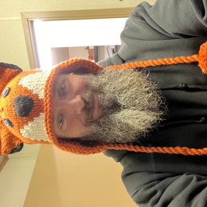 Childrens Hand Knit becky and wrath of Becky Fox Winter Hats - Etsy