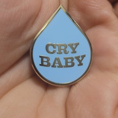 Cry Baby Enamel Pin - Etsy