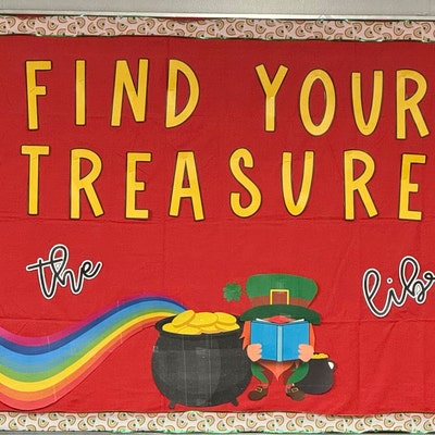 Library Bulletin Board Reading Bulletin Board Spring Bulletin Board ...