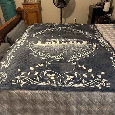 The Shire Area Rug, Lord of the Rings Rug, LOTR Area Rug, Rings of ...