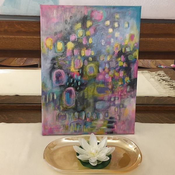 Come Together 12x12" Original Abstract Acrylic Painting - Etsy