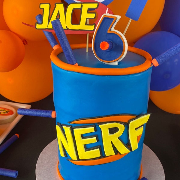 Nerf Inspired Centerpiece Sticks - Etsy
