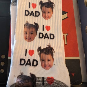 Custom Father's Day Socks, Custom Face Socks, Personalized Socks, Gifts ...