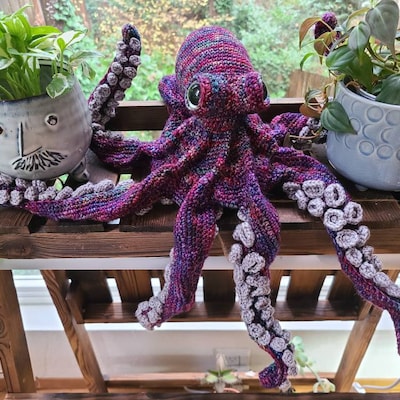 Realistic Octopus Crochet Pattern by Crafty Intentions DIGITAL - Etsy