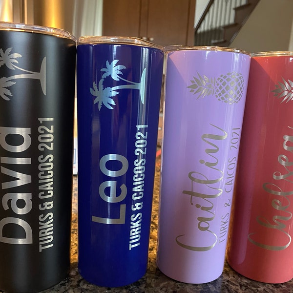 Girls Trip Tumblers, Personalized Tumblers, Bachelorette Party Favors ...