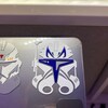 Star Wars Captain Rex METALLIC Blue and White Permanent Vinyl Decal - Etsy