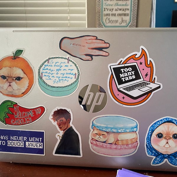 Too many tabs Vinyl Sticker – Funny Laptop Decal for Multi‐taskers - Etsy