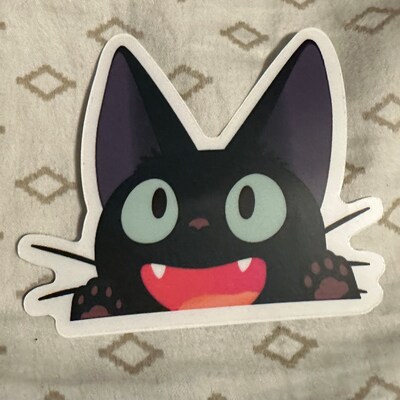 Duck With Knife Peeker Sticker Decal Duck Peek A Boo Sticker Waterproof ...