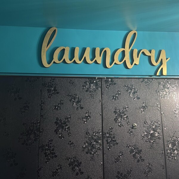 Wood Laundry Sign | Laundry Sign for Kitchen | Kitchen Wall Decor ...