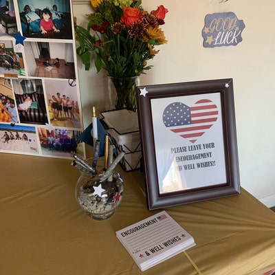 Military Encouragement and Well Wishes Card, Boot Camp Send Off ...