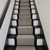 Herringbone Java Stair Runner With 100 % Cotton Black Border - Etsy UK