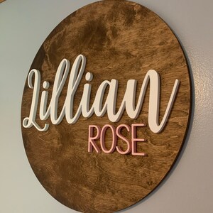 Custom Name Sign 12-36 Inch Child or Baby Name | Etsy