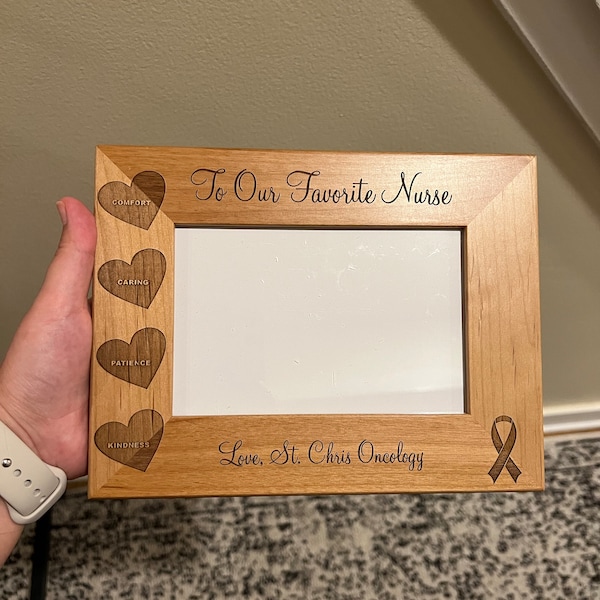 Favorite Nurse Gift, Thank You Gift to Nurse, Custom Picture Frame - Etsy