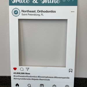 Personalized Selfie Frame Instagram Frame Printed Photo - Etsy