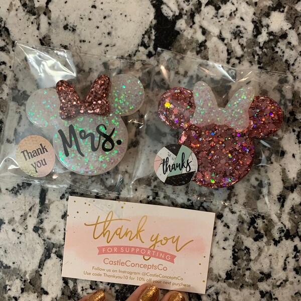 Minnie Rosegold Bow Popsocket | Disney Popsocket | Minnie Popsocket ...