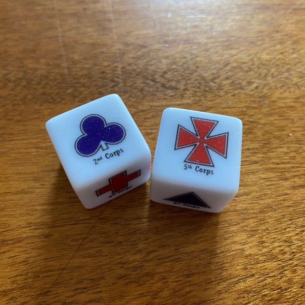 Custom Pair Dice / Text on All Six Sides /numbers, Letters or Logos ...