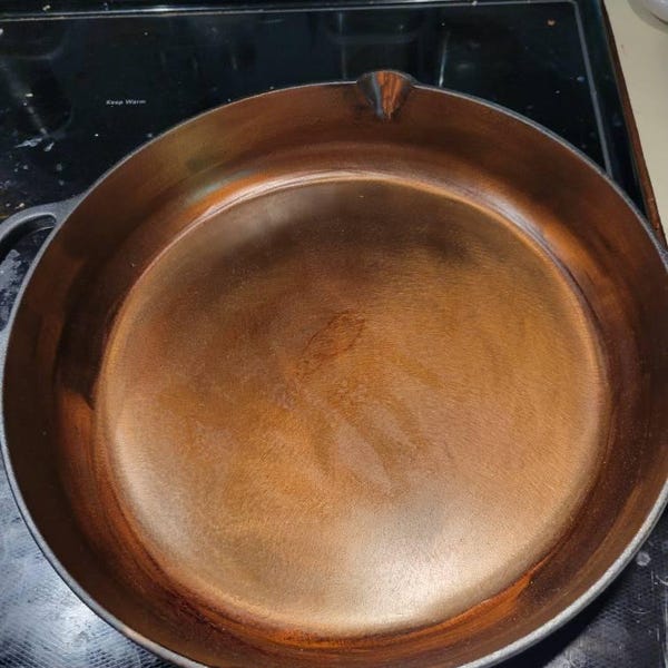Polished Smooth Lodge Cast Iron Pan - Etsy