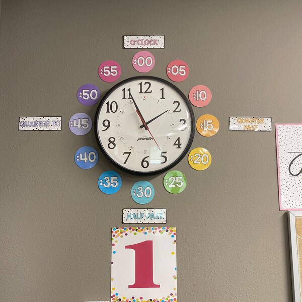 Clock Numbers | SPOTTY BRIGHTS - Etsy