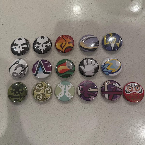 TWEWY Starter Set (8 1-1/2" Pinback Buttons) - Etsy