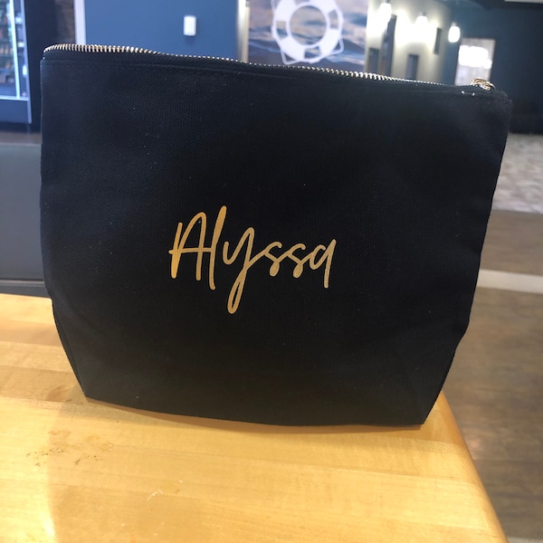 Personalized Cosmetics Bag Script Nickname Mother's Day Gift Gifts for ...