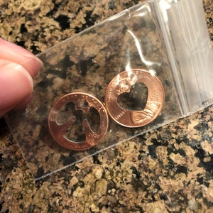 Lucky Penny With Smiley Face Cut Out | Etsy