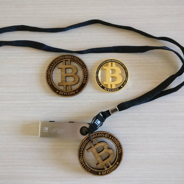 Bitcoin BTC Physical Cutout Coin - Crypto Currency Token - Collectible ...