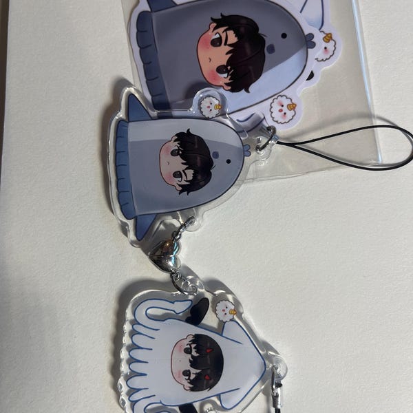 ORV Squid Kdj & Sunfish Yjh Connecting Phonecharm SET - Etsy