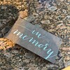 In Memory Sign, Memory Chair Sign for Loved One, in Memory Wedding Sign ...