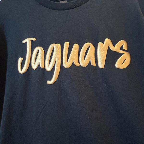 Custom Puff Print Sports Shirt, Puff Print Team Name Shirt, Embossed ...