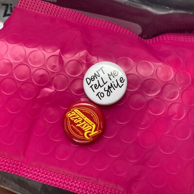 1 Inch Custom Button Pin, 1 Custom Pinback, Personalized Logo Pin ...