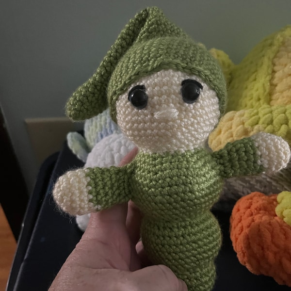 Glow Worm Crochet Pattern, Easy Crochet Glow Worm Pattern, Beginner ...