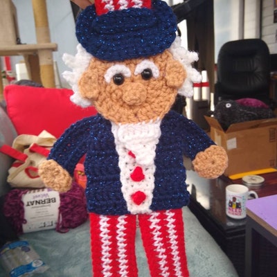 Crochet Pattern INSTANT PDF DOWNLOAD Uncle Sam Crochet Uncle Sam ...