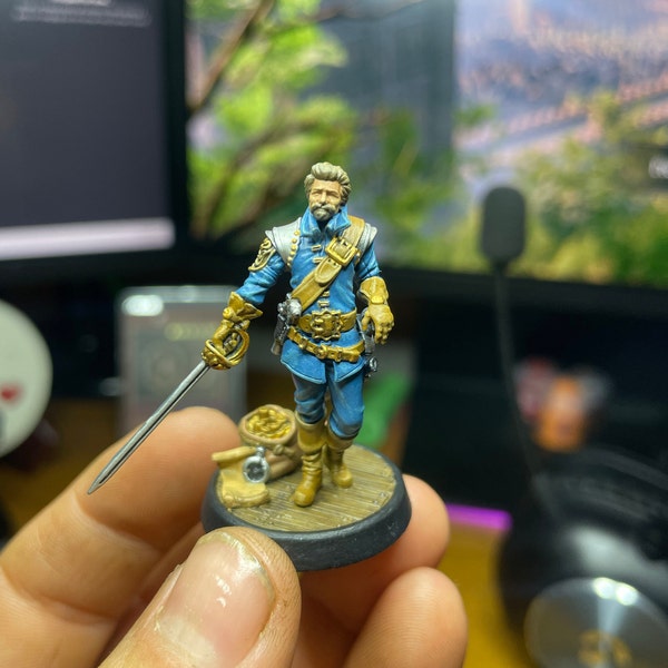 Ferdinand Aguja, Swashbuckler Rogue | Tabletop Gaming Mini or Display ...