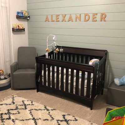 Nursery Name Sign, , Nursery Sign, Over Crib Sign, Nursery Letters ...