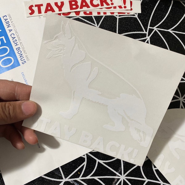 Car Decal "don't Pet Yes He Bites" Sticker K9 Handler, Service Dog - Etsy