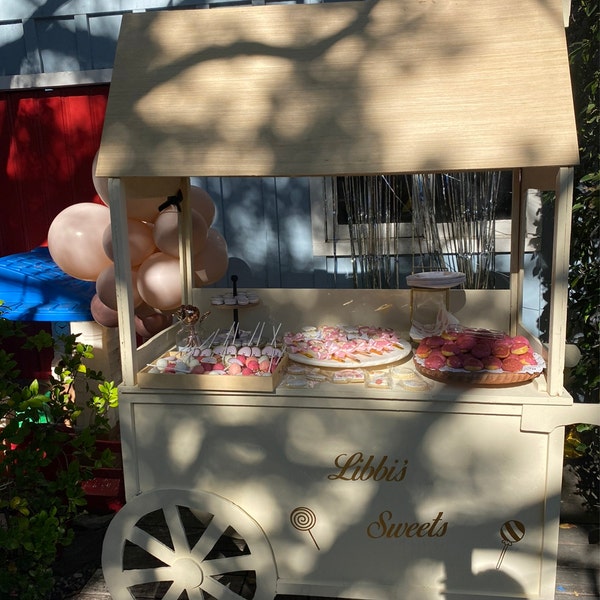 Candy Cart Traditional Style (foldable) PLANS With Measurements ...