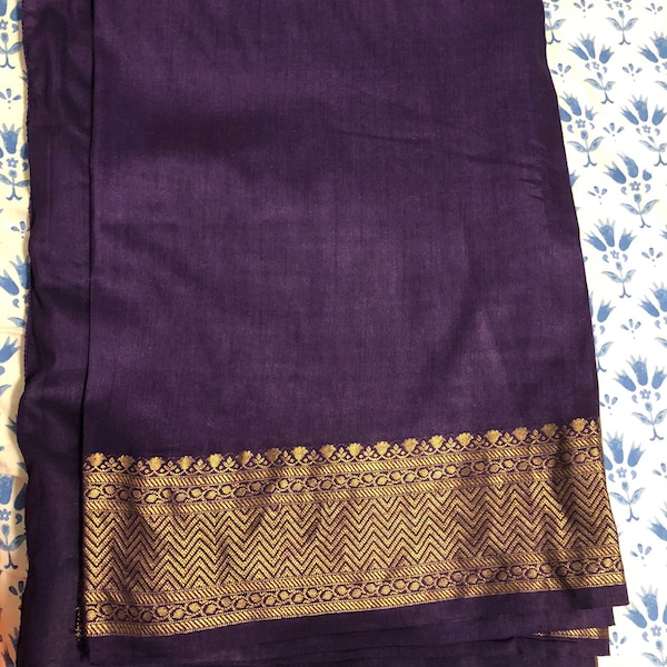 Prussian Blue Banarasi Patola Cutwork Brocade Handwoven Katan Silk ...