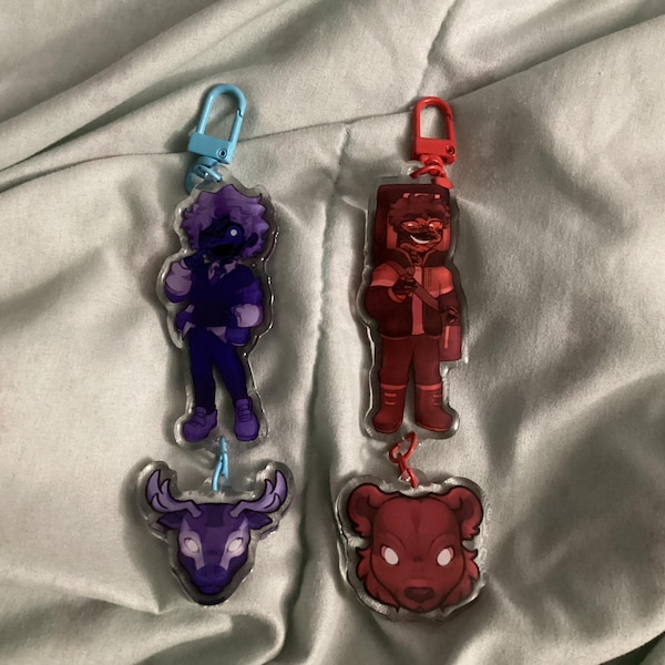 Fanmade Deadplate Demon AU Print Stickers - Etsy