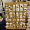 42 Pocket 3.5 Width 7 Tier, Sticker Display Rack With U Cuts, Wooden ...