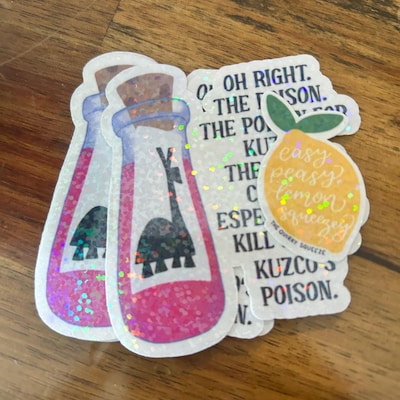 Life in the Dreamhouse Waterproof Vinyl Stickers, Schlond Poofa Sticker ...