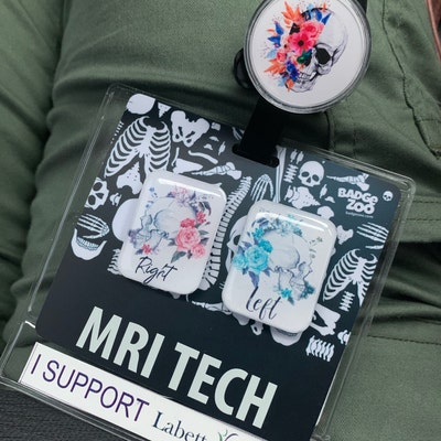 MRI Safe Badge Reel Mri Tech Badge Holder radiology Badge Reel MRI MRI ...