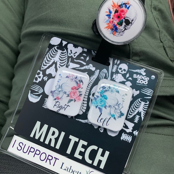 MRI Safe Badge Reel - Mri Tech Badge Holder -radiology Badge Reel MRI ...