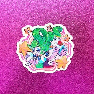 2.5 Inch Dreamcore Lake Window Partial Holographic Vinyl Sticker - Etsy