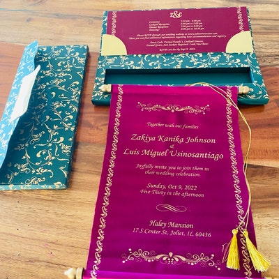 Invitations Scroll Roll Card Princess Sweet 16th Birthday Scroll ...