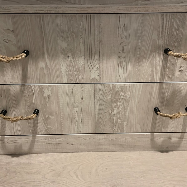 Rustic JUTE ROPE Handle -- Home Decor Drawer Pull - Etsy
