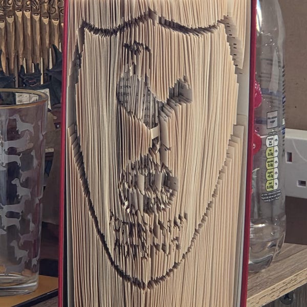 Custom Book Folding Pattern: Personalized Names, Logos, Images (DIY) - Etsy