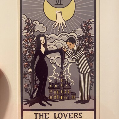 The Lovers VI Tarot Card Art Hand-cut Art Card Mounted on 5x7 Backing ...