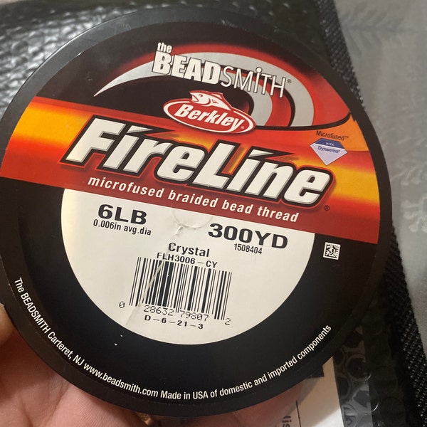6 Lb 125 or 300 Yd Crystal FIRELINE - Etsy